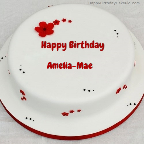 ️ Simple Birthday Cake For Amelia-Mae