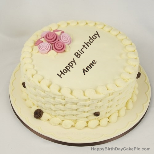 ️ Happy Birthday Cake for Girls For Anne