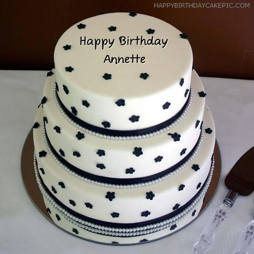 ️ Layered Birthday Cake For Annette