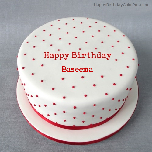 ️ Polka Birthday Cake For Baseema