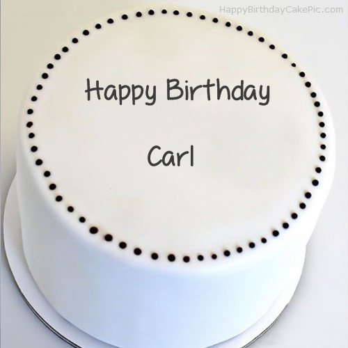 ️ Simple Round Cake For Carl