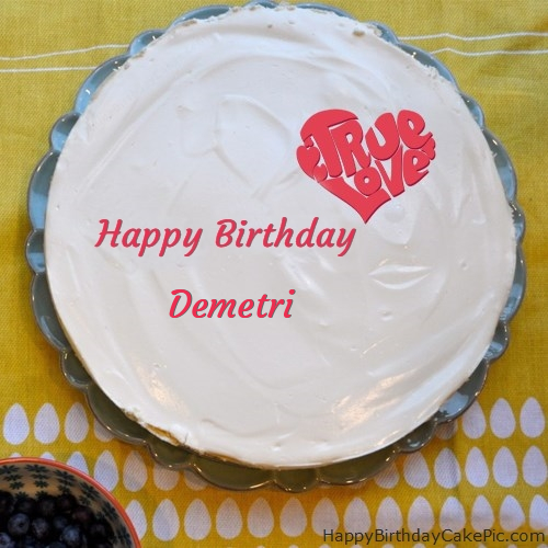 ️ Fabulous Happy Birthday Cake For Demetri