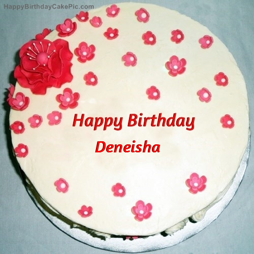 ️ Fondant Birthday Cake For Deneisha
