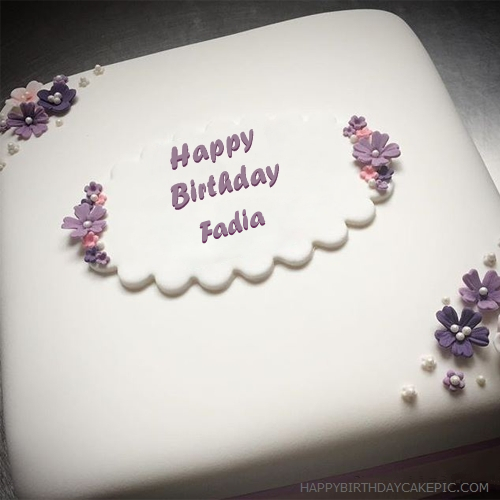️ Butter Birthday Cake For Fadia