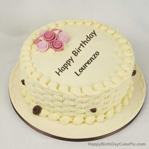 ️ Happy Birthday Cake for Girls For Lourenzo