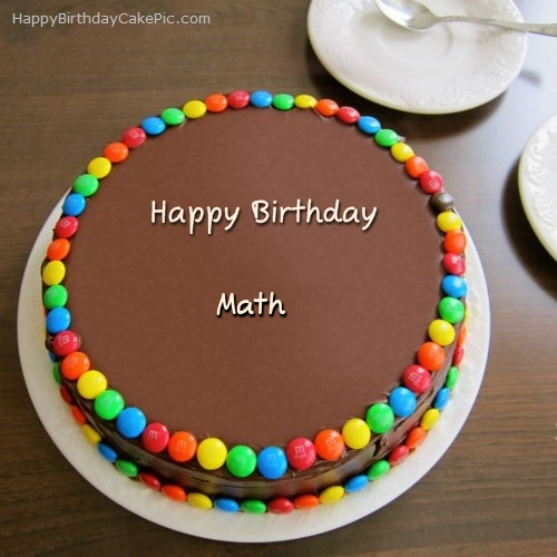 ️ Birthday Chocolate Bunties Cake For Math