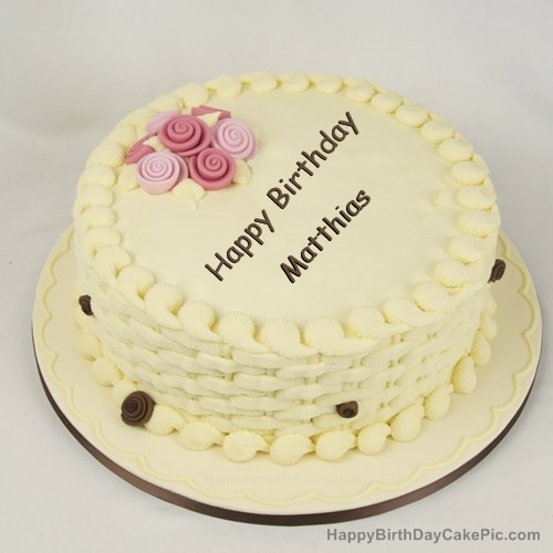 ️ Happy Birthday Cake for Girls For Matthias