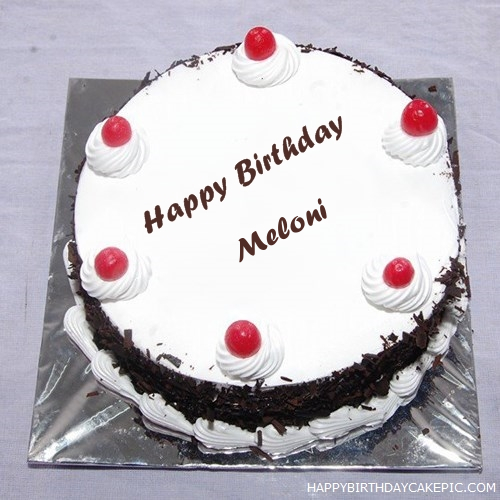 ️ Black Forest Birthday Cake For Meloni