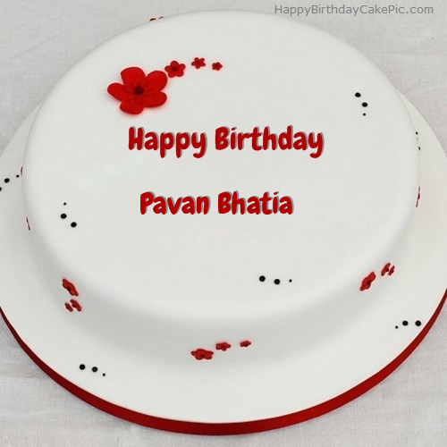 ️ Simple Birthday Cake For Pavan Bhatia
