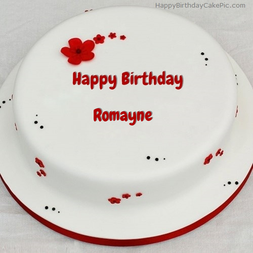 ️ Simple Birthday Cake For Romayne
