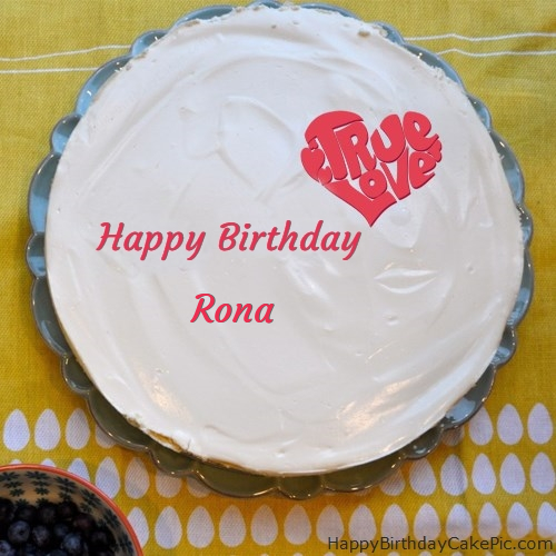 ️ Fabulous Happy Birthday Cake For Rona