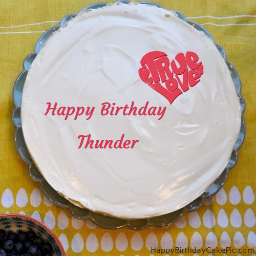 ️ Fabulous Happy Birthday Cake For Thunder