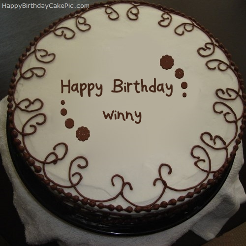 ️ Border Chocolate Cake For winny